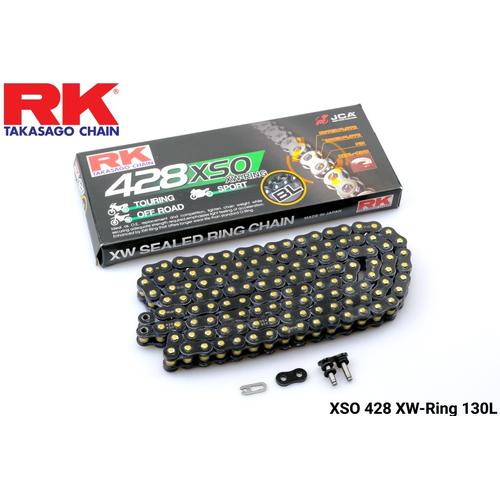 Jual Rantai RK Takasago Chain 428 XSO XW-Ring 130L - Hitam - Jakarta ...