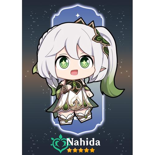 Jual Keychain Acrylic Genshin Impact - Nahida (2 side) by Marin ...