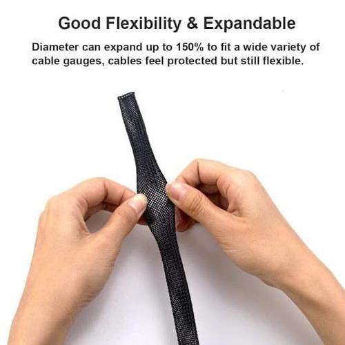 Jual Cable Sleeve 4 6mm 8mm 12mm 14mm 18mm 30mm 40mm 50mm braided ...