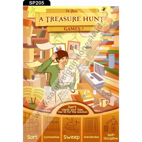 Jual SP205 Poster K3 Safety A1 - Is This A Treasure Hunt - Kota Cimahi ...