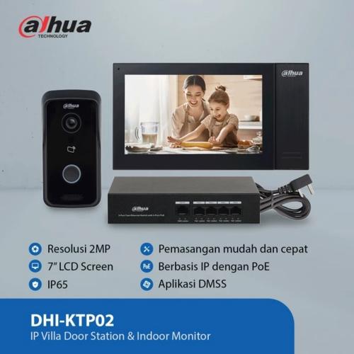 Jual DAHUA VIDEO INTERCOM KIT IP DOORPHONE DHI-KTP02 Garansi Resmi ...
