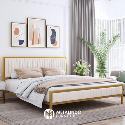Jual dipan tempat tidur minimalis 180x200, bed ranjang industrial ...