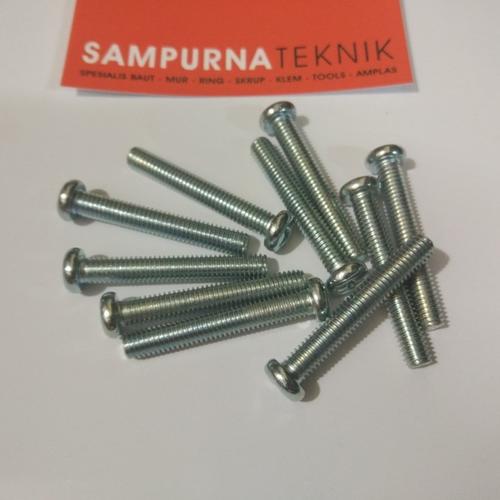 Jual Baut Obeng Besi JP m6x15 (6mm x 15mm) - Kota Bandung - Sampurna ...