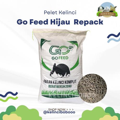 Jual Go Feed Hijau Pelet Kelinci Repack 1 KG - Kab. Sumedang - Kelinci ...