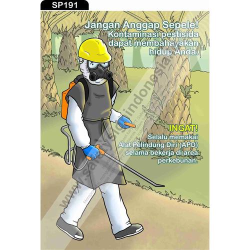 Jual SP191 Poster K3 Safety A2 - Kontaminasi Pestisida - Kota Cimahi ...