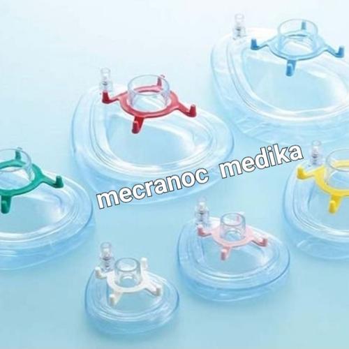 Jual masker anesthesia disposable no 00 0 1 2 3 4 5 masker bius ...
