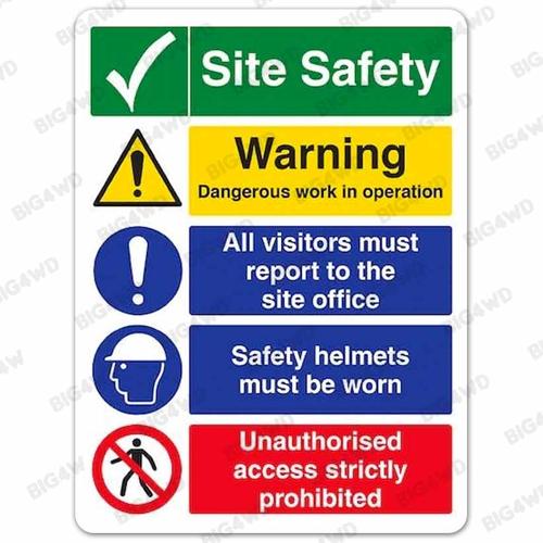 Jual STICKER SAFETY WORK STIKER KESELAMATAN AREA RENOVASI KONSTRUKSI ...