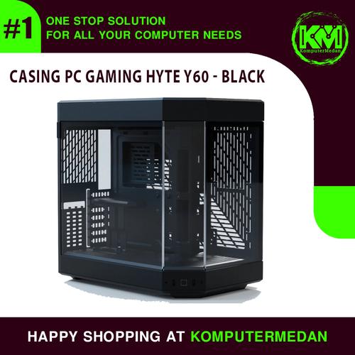 Promo Casing PC Gaming HYTE Y60 - Black (E-ATX, Tempered Glass) - BLACK ...