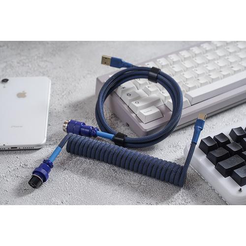 Promo Mechanical Keyboard Coiled Cable Type C With Aviator By Galatix ...