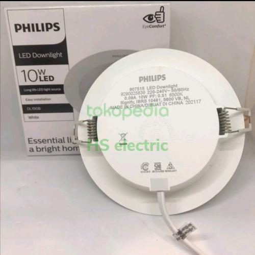 Jual Lampu Led Downlight Philips Led Panel 10 WATT ERIDANI 5 Inch ...