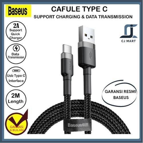 Promo KABEL DATA USB TO TYPE-C BASEUS CAFULE CABLE FOR TYPE-C 2A BDG ...