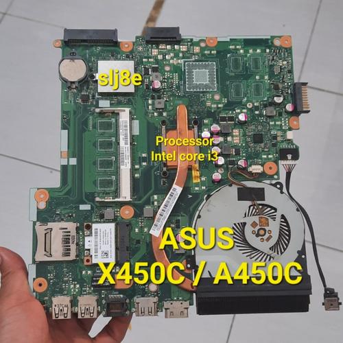 Jual motherboard asus x450c a450 a450c x450cc x452c intel core i3 ...