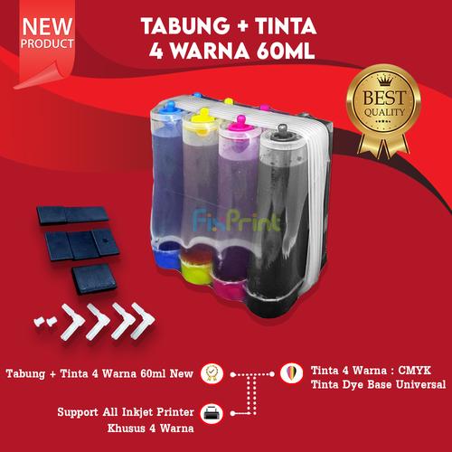 Jual Paket Tabung Infus 80ml + Tinta Refill Modifikasi Printer Canon ...