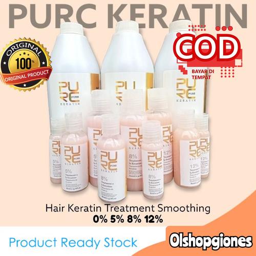 Jual purc keratin treatment brazilian pelurus rambut Smooting pure ...
