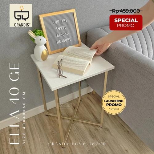 Jual MEJA KAYU KECIL - COFFEE TABLE - BEDSIDE TABLE - TEKGRAF ELLA 40 ...