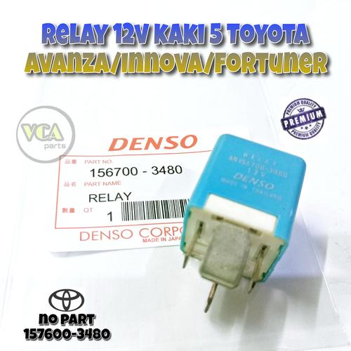Jual RELAY 12V KAKI 5 TOYOTA AVANZA/INNOVA/FORTUNER/YARIS/HILUX ...