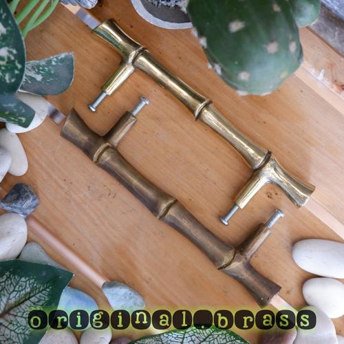 Jual HANDLE KUNINGAN MOTIF BAMBU HANDLE PINTU LEMARI TARIKAN LACI ...