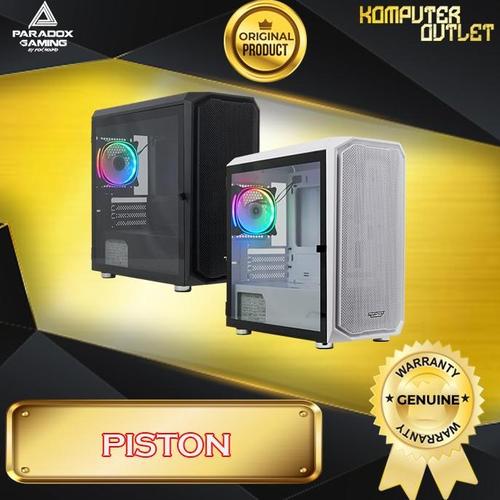 Jual Paradox Gaming Piston Black/White - Matx Gaming Case Paradox ...