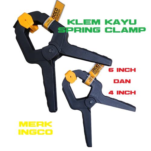 Jual INGCO SPRING CLAMP 4 / 6 INCH KLEM KAYU QUICK CLAMP CATOK KAYU - 4 ...