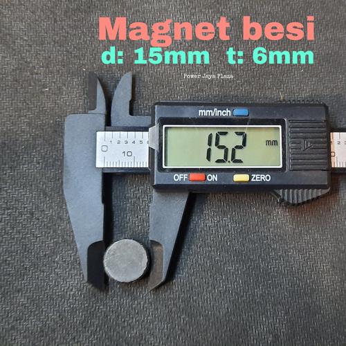 Jual Magnet besi diameter 15mm tebal 6mm - Kota Bandung - Power Jaya ...