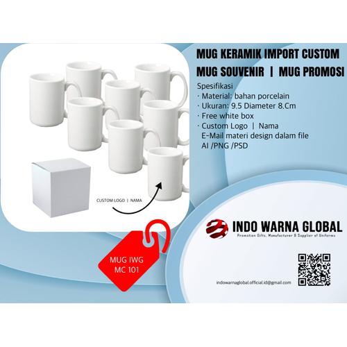 Jual MUG KERAMIK IMPORT CUSTOM | MUG SOUVENIR | MUG PROMOSI - Jakarta ...