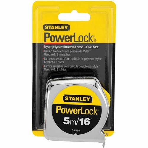 Jual Meteran Stanley 5M Power Lock / Meteran 5 Meter Measuring Tape ...