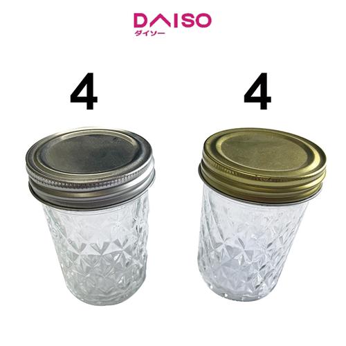 Jual Daiso Glass Canister -Diamond Pattern - 250mL - - Jakarta Selatan ...