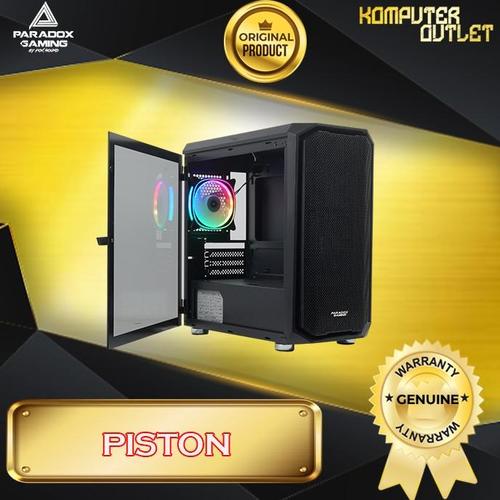 Jual Paradox Gaming Piston Black/White - Matx Gaming Case Paradox ...