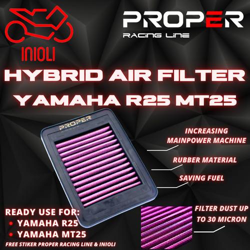 Jual FILTER UDARA PROPER RACING LINE YAMAHA R25 MT25 SARINGAN UDARA ...
