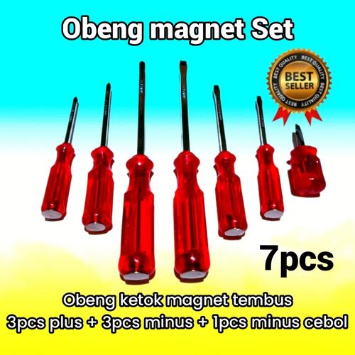 Jual Obeng min plus minus set/obeng cebol pendek panjang set/obeng set ...