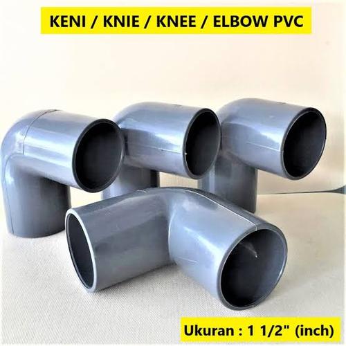 Jual Keni 11/2 1,5 1.5 inch AW Knee elbow L kenie sok pvc 1 1/2" JAYA ...