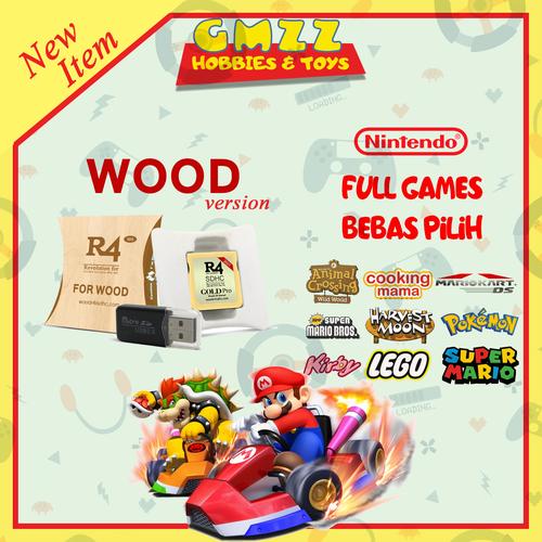 Jual R4 SDHC GOLD Pro Wood Version R4i Nintendo Ds Lite Dsi 3Ds 2Ds XL ...