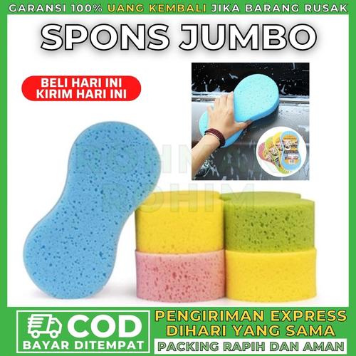 Jual Sponge Cuci Mobil Busa Spons Jumbo Pembersih Motor Piring Besar ...