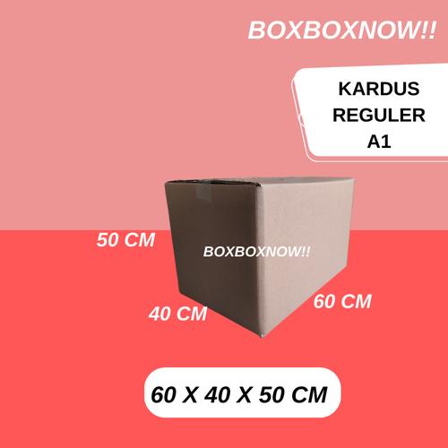 Jual 60 X 40 X 50 CM KARDUS TEBAL JUMBO POLOS KARTON PACKING KOTAK BOX ...
