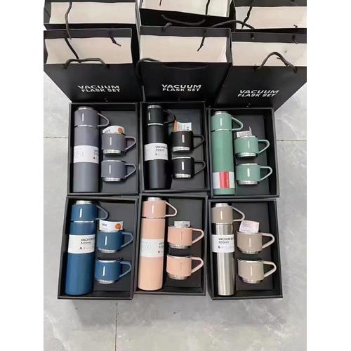 Jual TERMOS SULTAN SET CUP VACUUM FLASK 3in1 STAINLESS SUS 304 ...