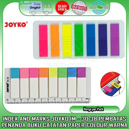 Jual STICKY NOTE PEMBATAS PENANDA JOYKO IM - 30 KERTAS BUKU CATATAN ...