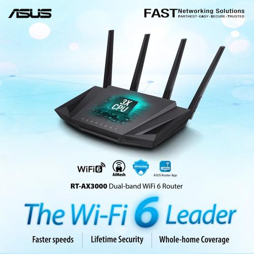 Jual ASUS RT-AX3000 Dual Band WiFi 6 Extendable Router - Jakarta Barat ...