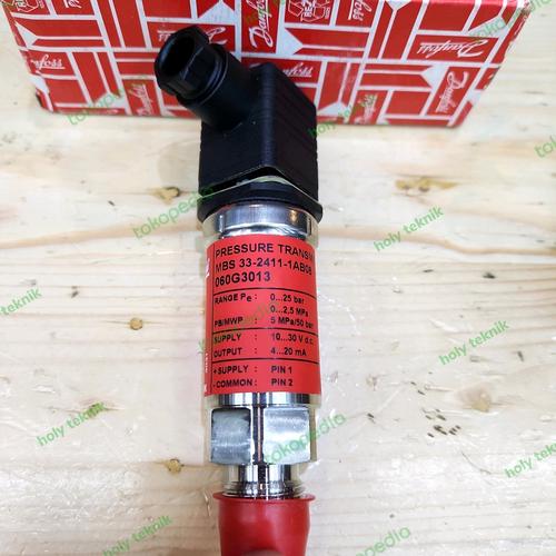 Jual Pressure Transmitter Danfoss MBS 33-2411-1AB08 060G3013/ MBS33 ...