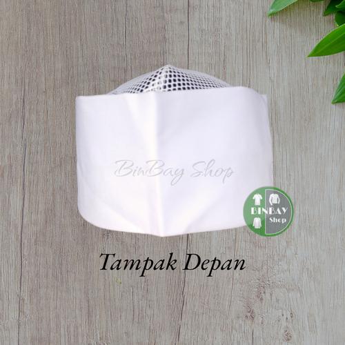 Jual TOPI KOKI / CHEF HAT MODEL PECI JARING SEJUK WARNA PUTIH - Putih ...