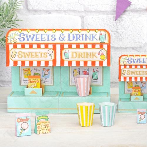 Jual Vending Machine Drink Paper Craft Diorama Papercraft Bar Nostalgic ...