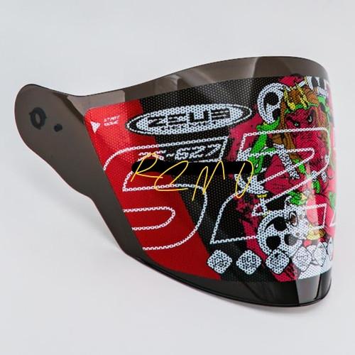 Jual Kaca Visor helm Smoke Zeus 627 Original helmet screen motor bike ...