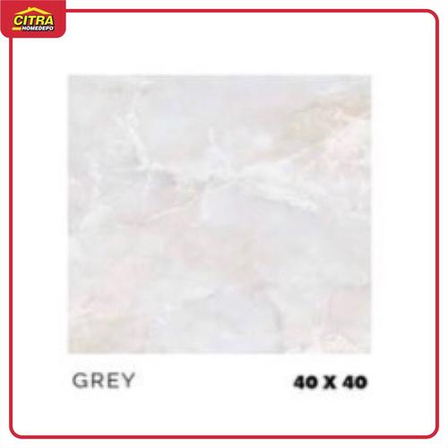 Jual keramik lantai asia ukuran 40x40 - Zurich Grey - Kota Bekasi ...