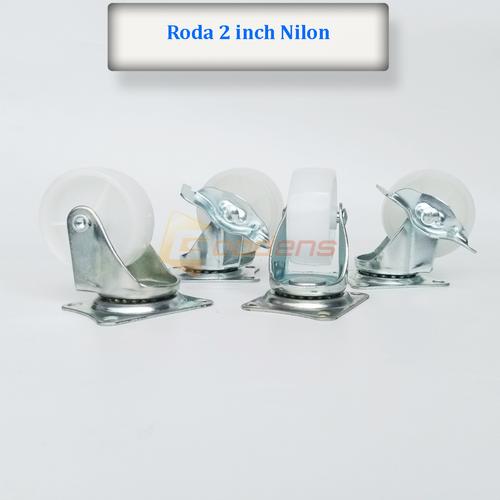 Jual Roda Nilon 2 Inch Roda Caster Roda Gepeng - 2hidup+2rem - Jakarta ...