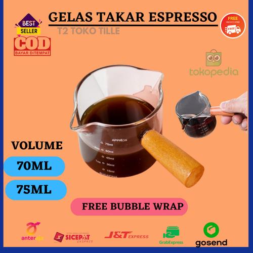Promo GELAS UKUR TAKAR ESPRESSO ESPRESO KOPI SLOKI DOUBLE SHOT GLASS ...
