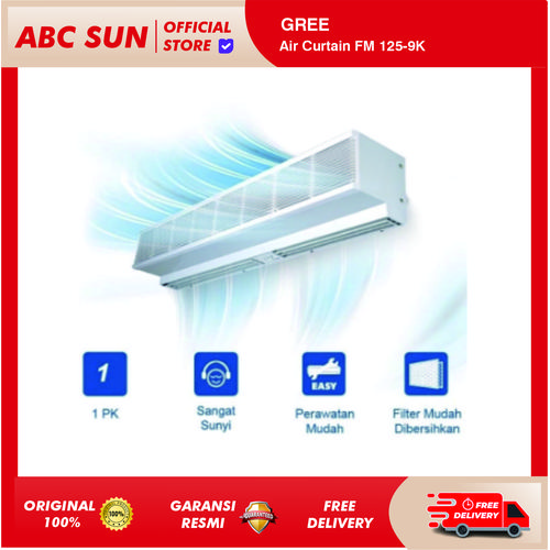 Promo Gree Air Curtain FM125-9k 90 cm Strong Wind Remote Cicil 0% 3x - Kota Bandung - ABC SUN ...