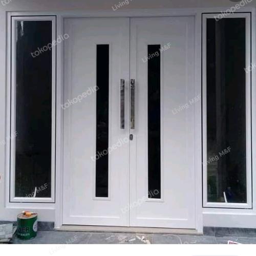 Jual Pintu Rumah Utama Minimalis Modern Dua Sisi Jakarta Utara