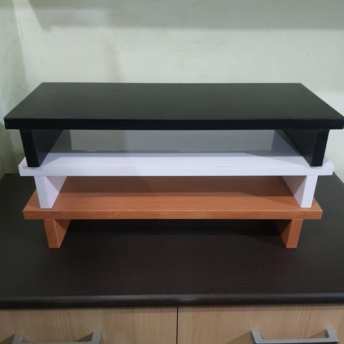 Jual Stand monitor kayu termurah finishing HPL / sheet - kaki masuk ...