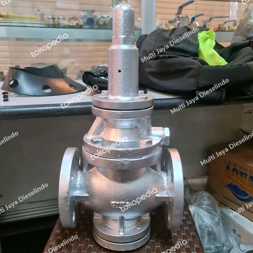 Jual PRV Pressure Reducing Valve Steam Jis 10k 1 1/2" inch DN40 317 ...