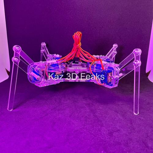 Jual Kit Quadpod Spider Laba-laba Arduino Robot Akrilik - K3D - Kit ...
