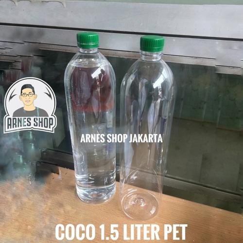 Jual Botol Plastik Coco 1.5 liter / 1500 ml PET untuk Air Mineral ...